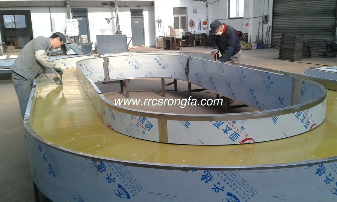 Baggage reclaim carousel. flat carousel. flat plate carousel. plane ...